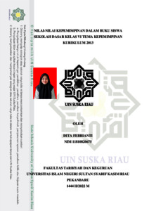 NILAI-NILAI KEPEMIMPINAN DALAM BUKU SISWA SEKOLAH DASAR KELAS VI TEMA KEPEMIMPINAN KURIKULUM ...